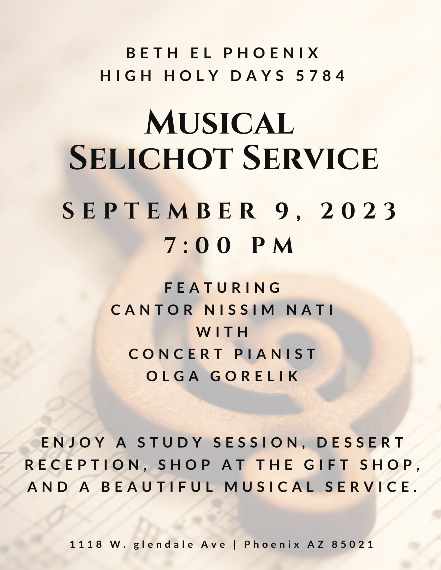 Musical Selichot Service - JewishPhoenix