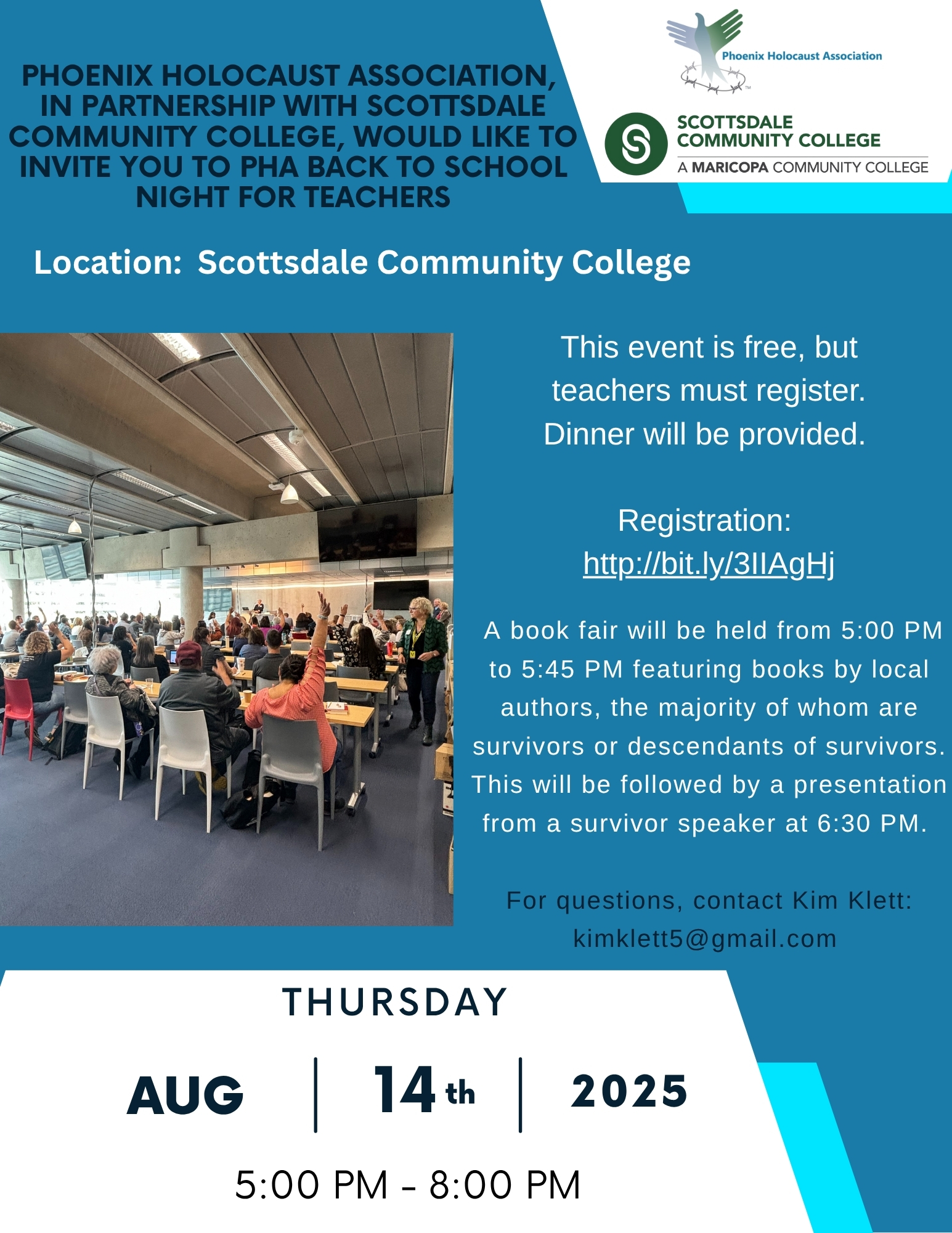 PHA Back to School Night - JewishPhoenix