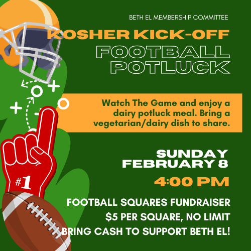 Kosher Kick-Off Football Potluck - JewishPhoenix